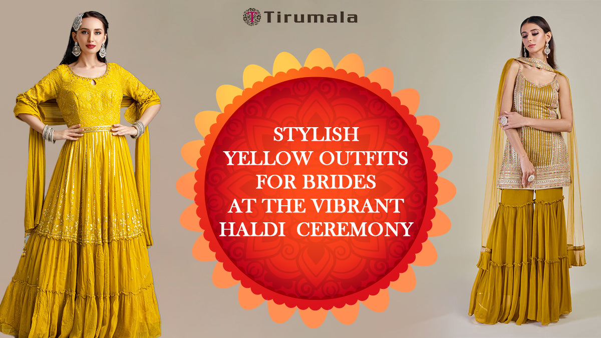 Stylish Yellow Outfits For Brides at the Vibrant Haldi Ceremony ...