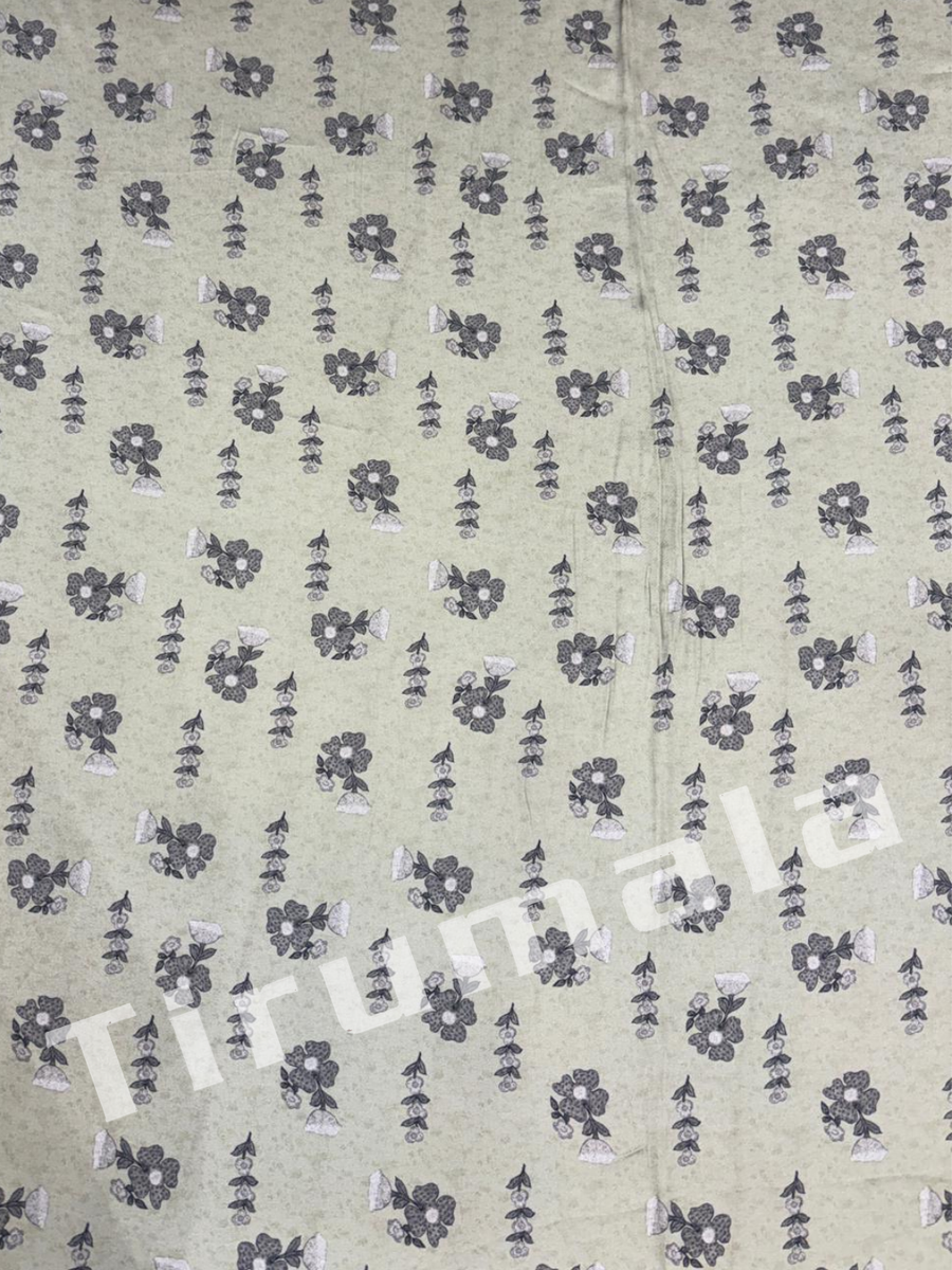 Pastel Bloom Bemberg Satin Printed Fabric – Tirumala Designers