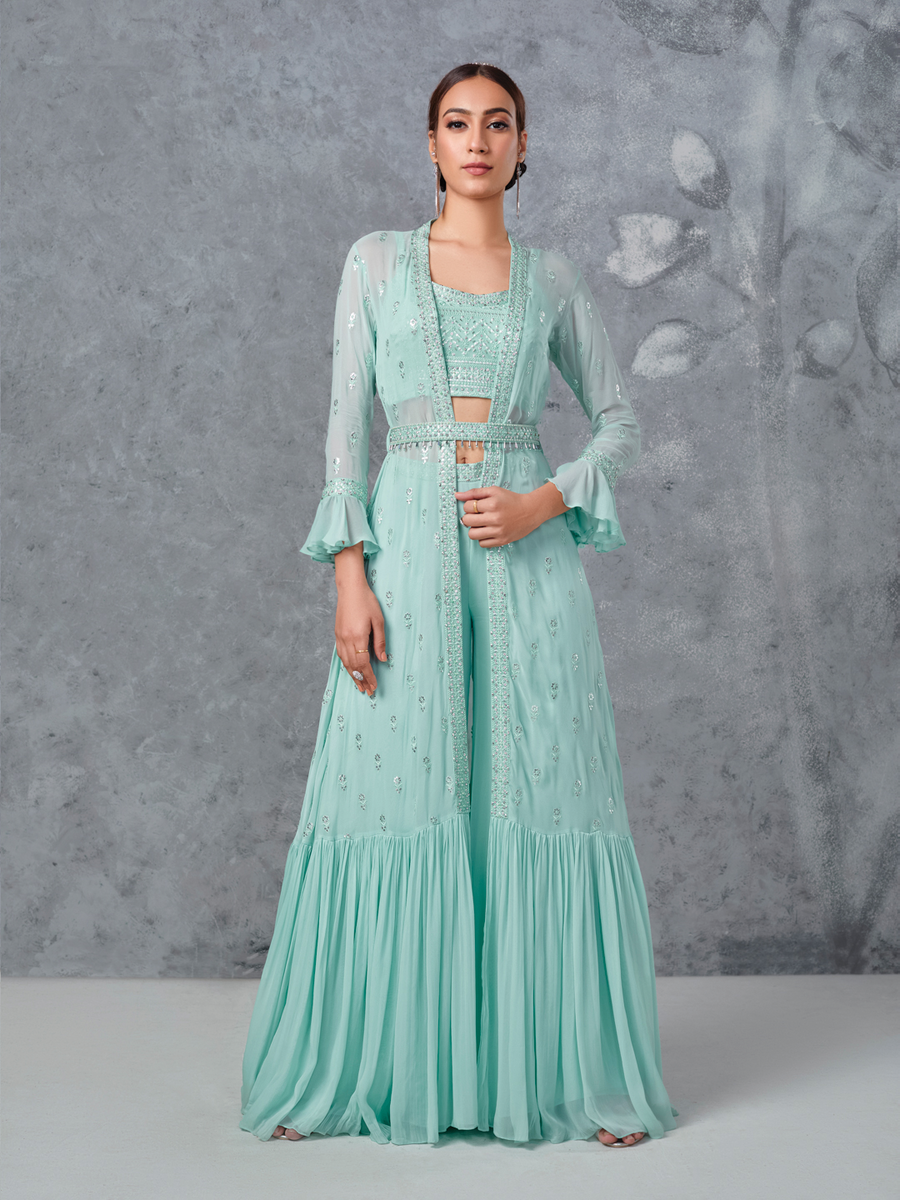 Sea Green 3-Piece Set – Tirumala Designers