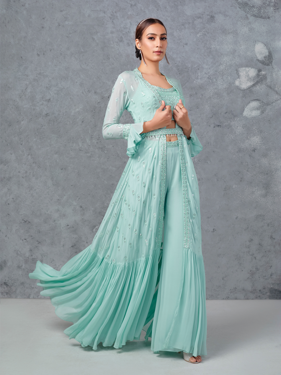 Sea Green 3-Piece Set – Tirumala Designers