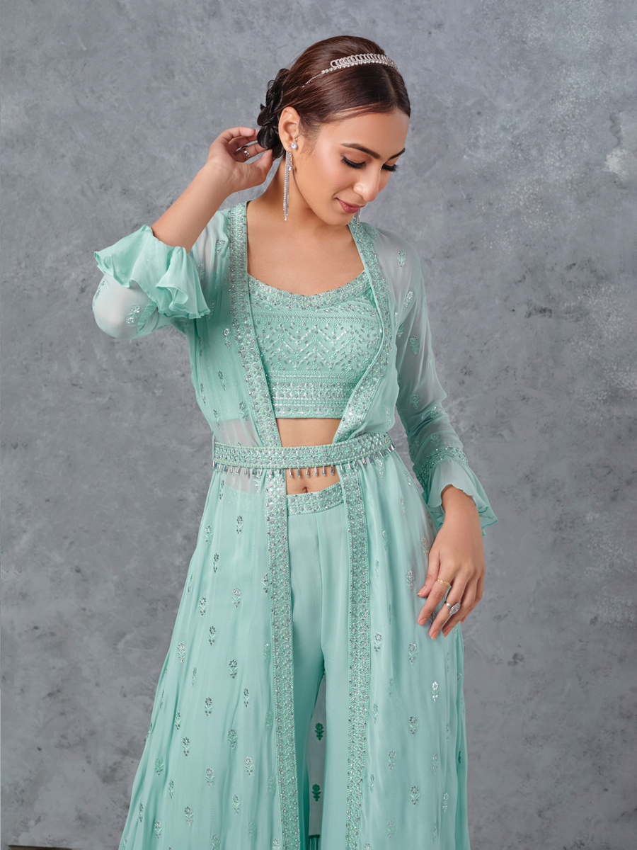 Sea Green 3-Piece Set – Tirumala Designers