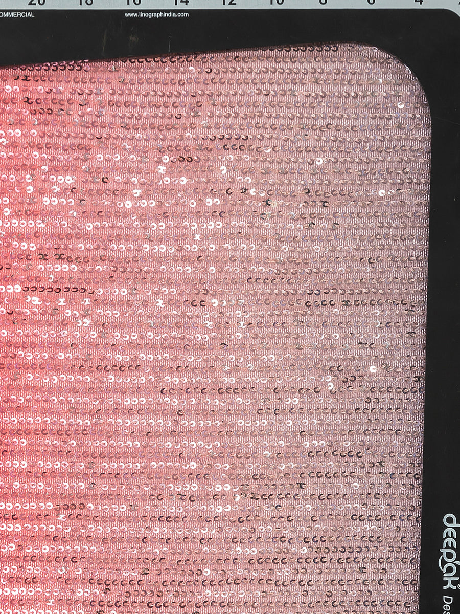 Shaded Stretchable Net Fabric With Sequin – Tirumala Designers